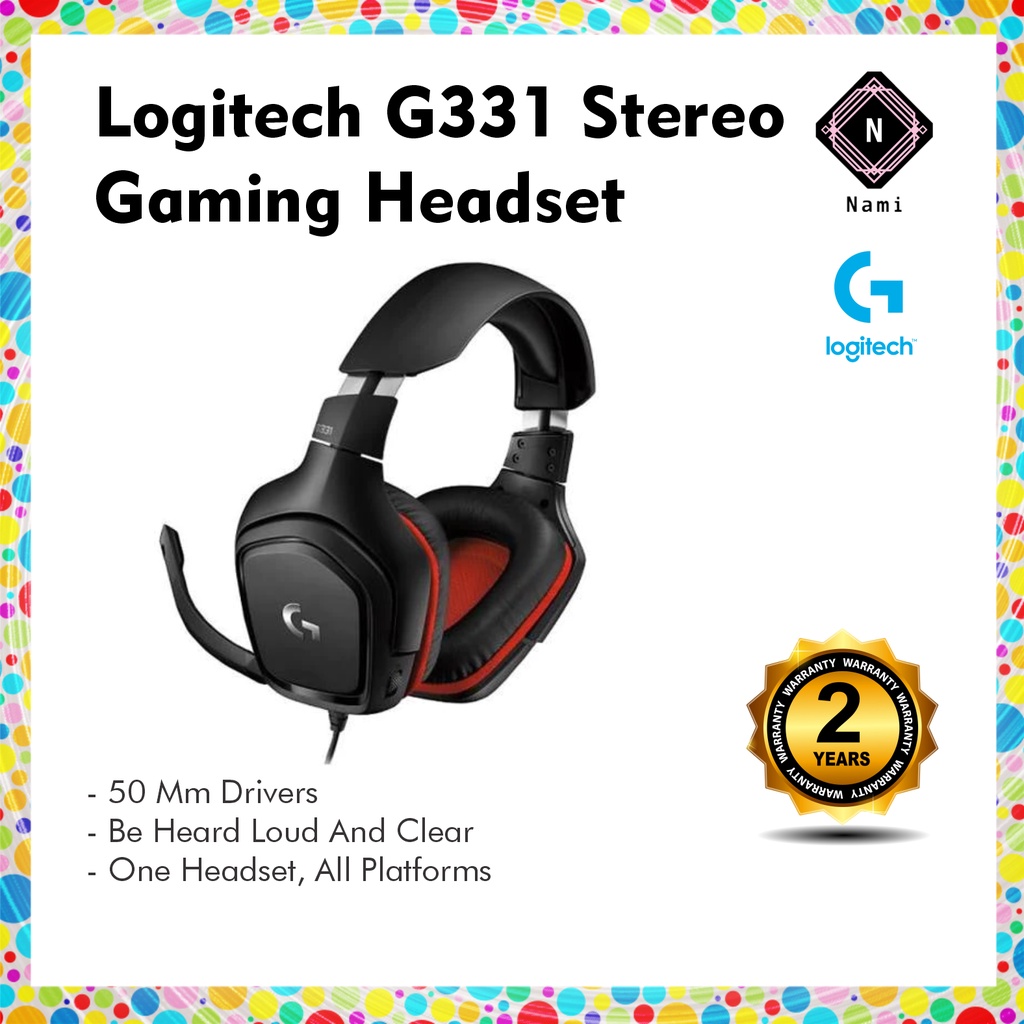Logitech G331 Stereo Gaming Headset | Shopee Malaysia