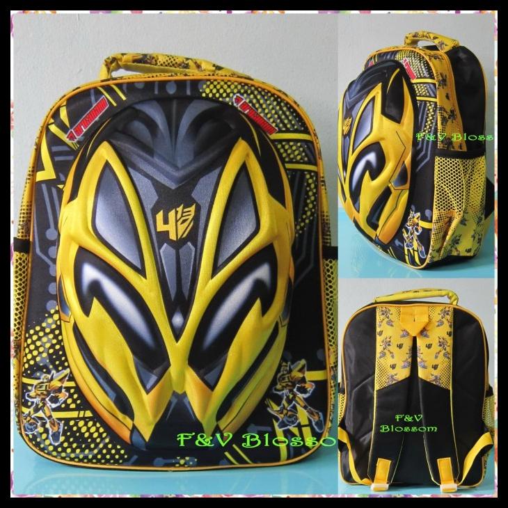 Transformer Bumblebee SD School Bag Backpack for Kids Optimus Prime ...