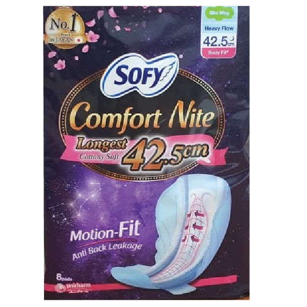 [CASHBACK 10%] Sofy Comfy Nite Sanitary Pads Night Wing 29cm/ 35cm ...