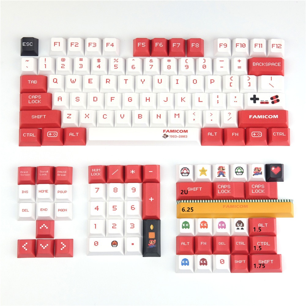 S. Mario Keycap Cherry Mechanical Keyboard Keycaps | Shopee Malaysia