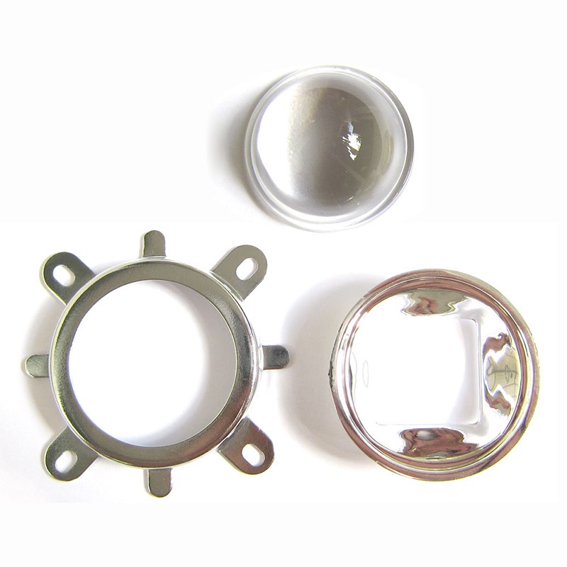 44mm 57mm 77mm Convex Lens Optical Acrylic PMMA LED Lens 60 degree 120 ...