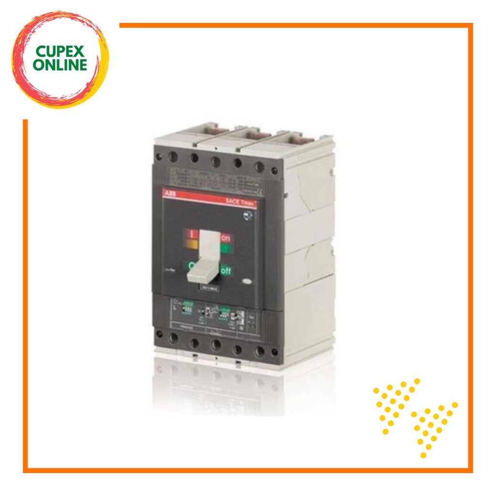 ABB T5S 630 MCCB Electronic Release 630A 3P 50KA (cupex) | Shopee Malaysia