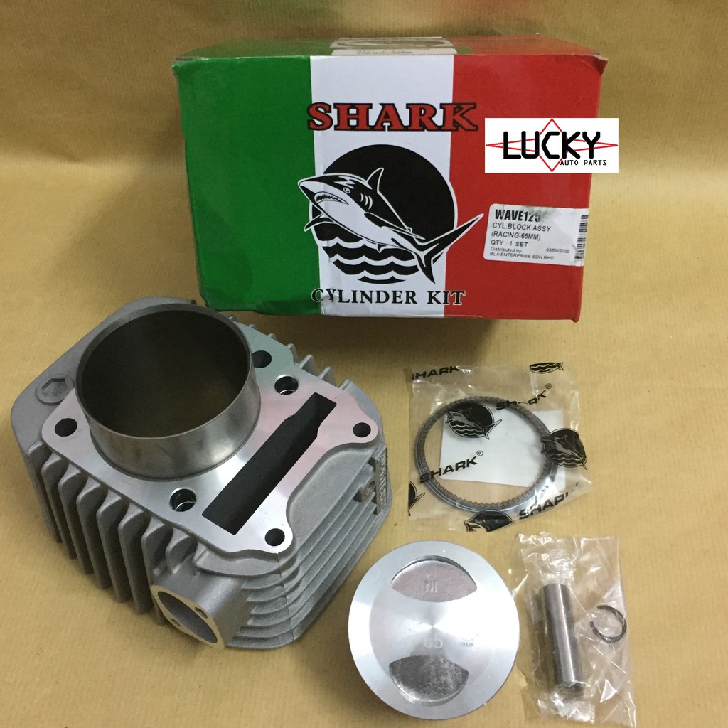 WAVE125 W125 [ 65MM ] SHARK RACING BLOCK SET - W125S W125X WAVE125S ...