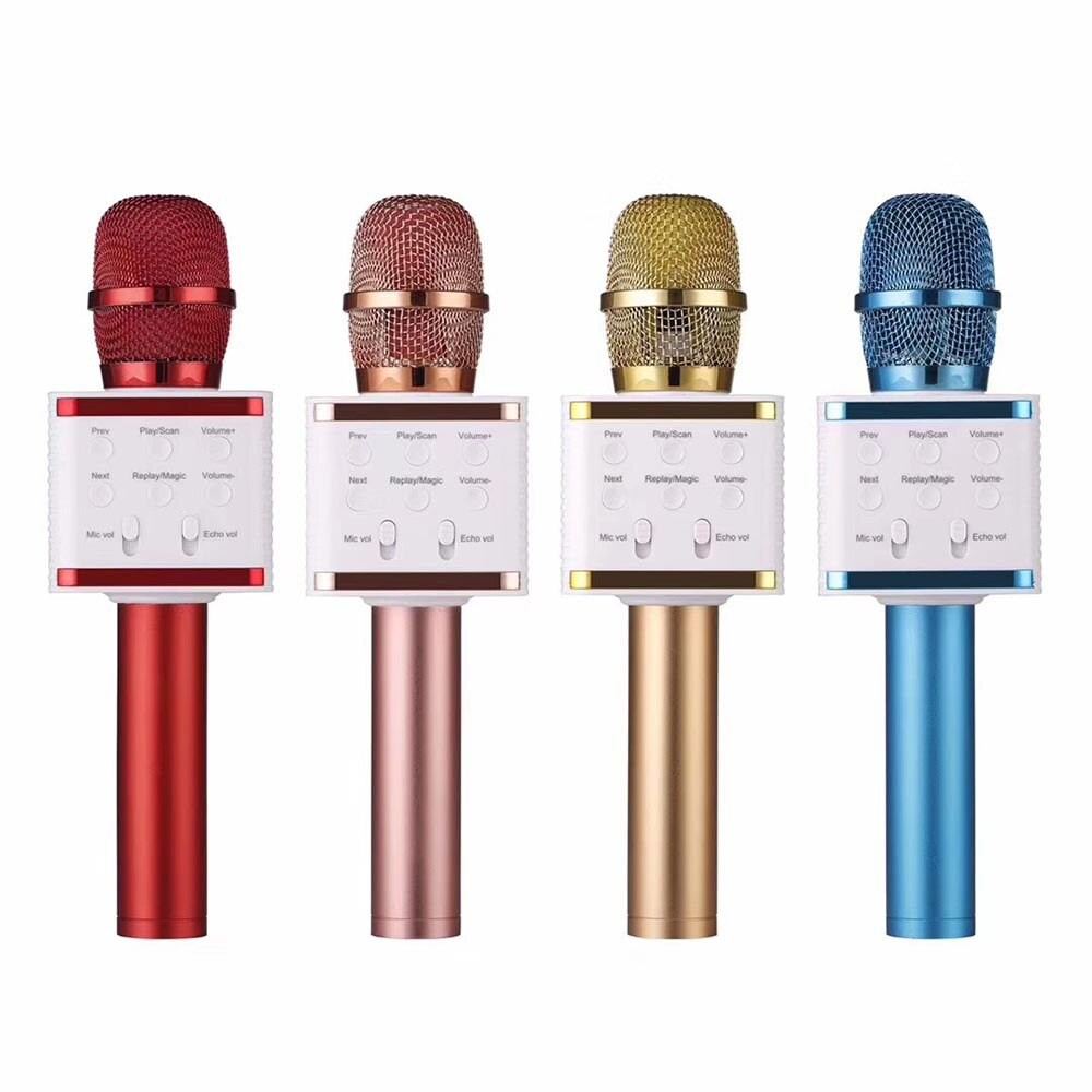 V7 Professional Bluetooth Microphone Speaker Karaoke Mic Wireless ...