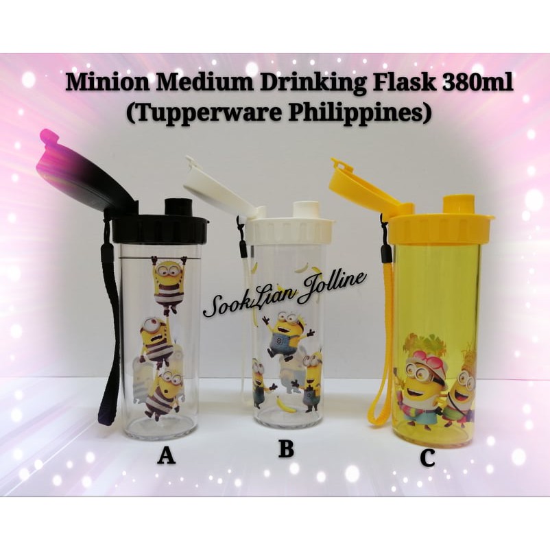 Minion Despicable ME Drinking Flask 380ml (Tupperware Philippines) | Shopee Malaysia