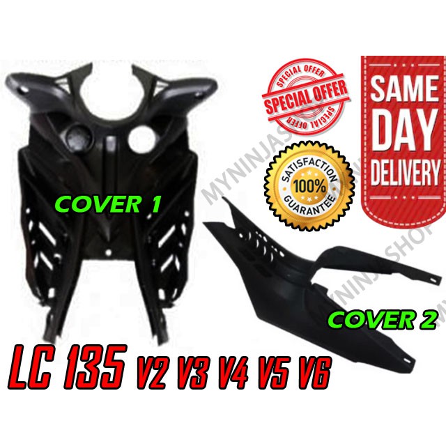 YAMAHA LC 135 LC135 NEW V2 V3 V4 V5 V6 Inner Black Cover Set Coverset ...