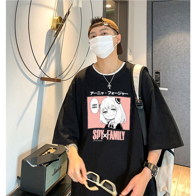 Spy X Family Yor Forger Anime Anya Graphic Tee Unisex T-Shirt Black ...
