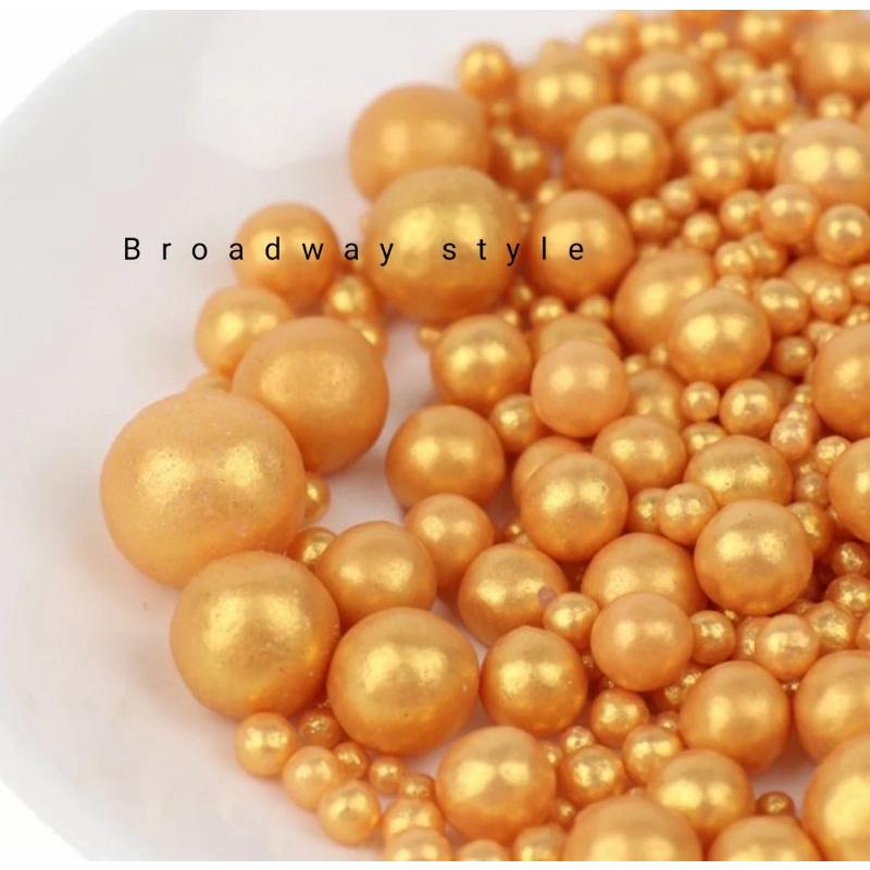 Pearl Cake Sprinkle Confetti Cake Pearl Decoration Edible Topper ...