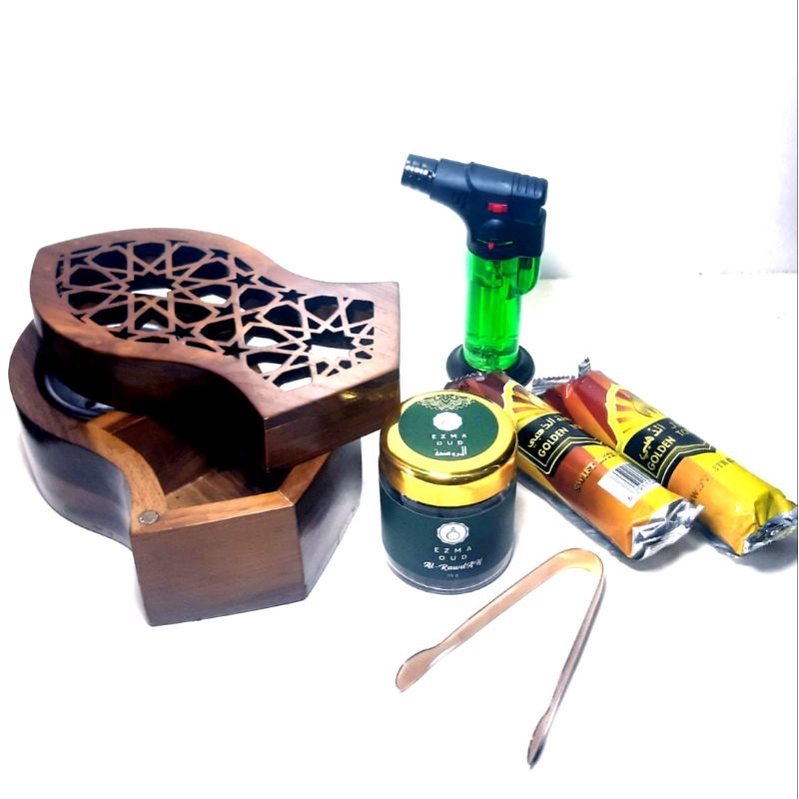 Mabkhara/Burner Bukhoor Kayu Jati-Hand Made | Shopee Malaysia