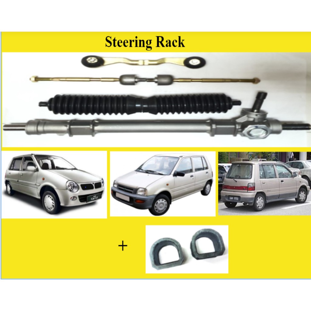Perodua Kancil 660 850 Steering Rack Assy Full Set (100% New) + Cushion ...
