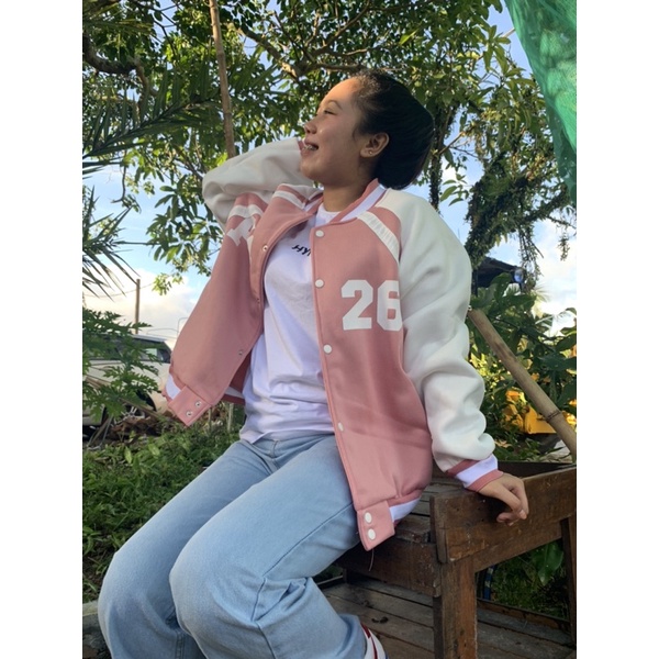 CLEAR STOCK VARSITY JACKET | Shopee Malaysia