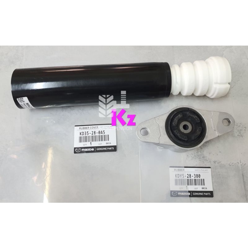 1 SET 4PCS -REAR ABSORBER COVER/ REAR ABSORBER MOUNTING -KD35-28-0A5 ...