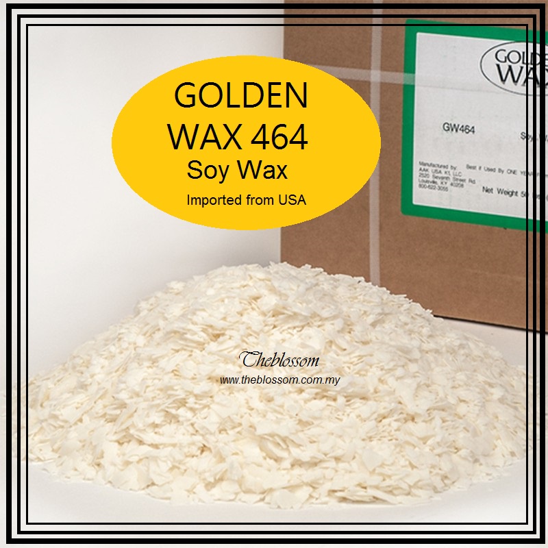 Golden 464 Soy Wax Flakes (imported from USA) 大豆蜡| GW 464 | Candle Making | Lilin Soya | No ...
