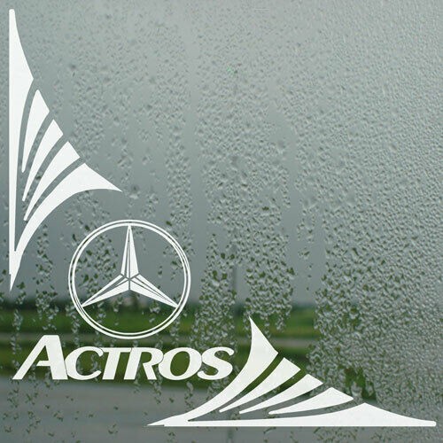 Mercedes-Benz ACTROS Lorry Truck Window left / right vinyl stickers ...
