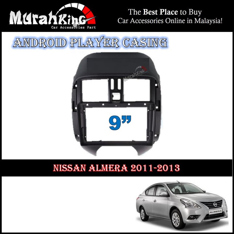 Android Player Casing 9" Inch For Nissan Almera 2012-2015 | Shopee Malaysia