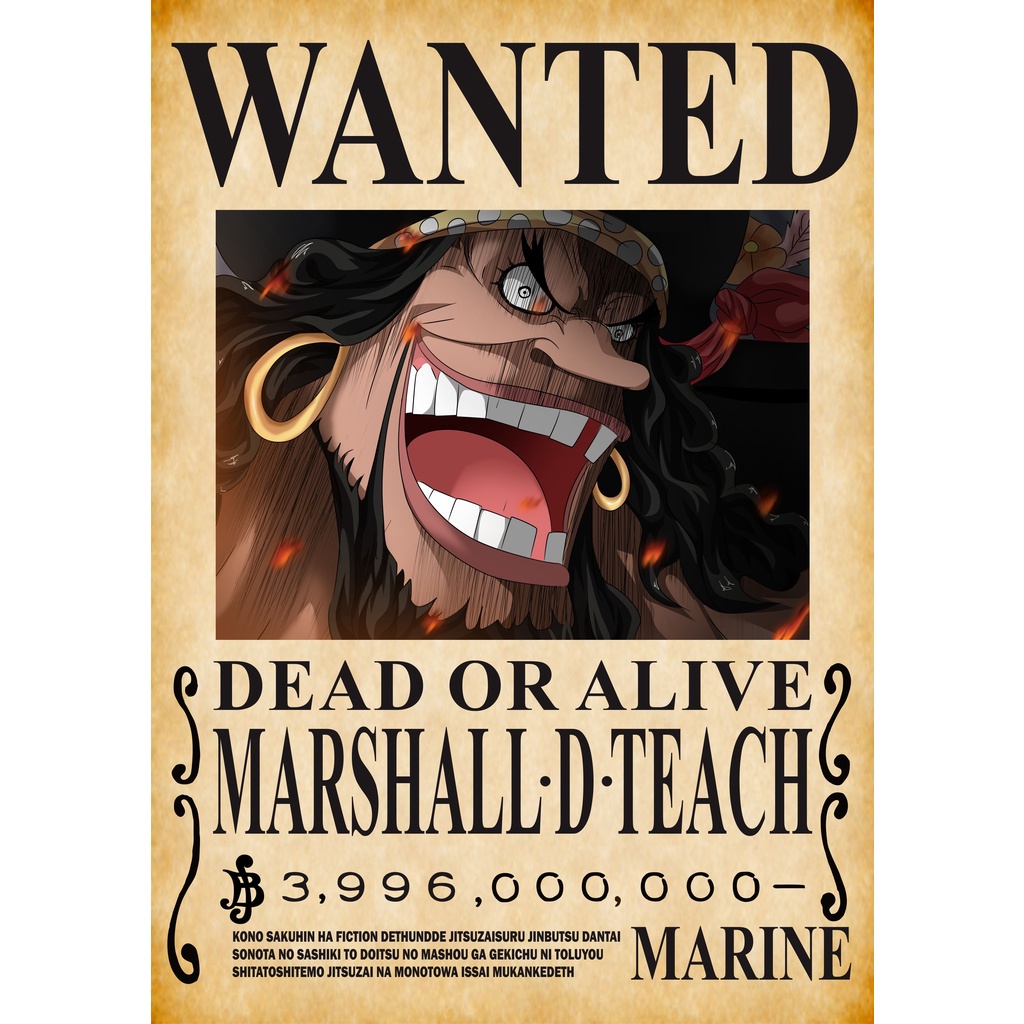 New Yonkou Bounty Poster (After Wanokuni) Anime Manga One Piece Yonko ... New Yonkou Bounty Poster (After Wanokuni) Anime Manga One Piece Yonko ...