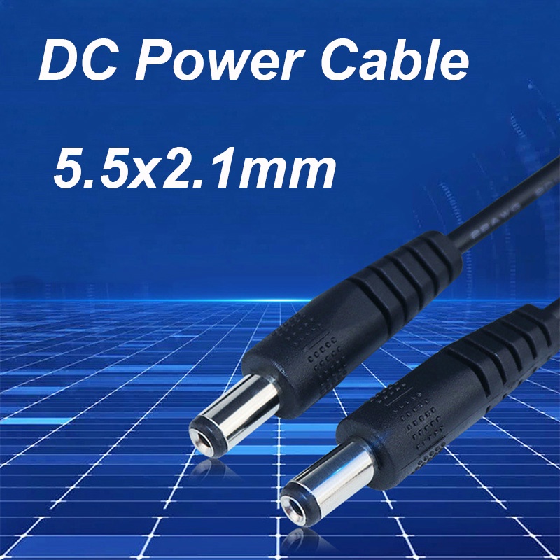 DC 12V 3A Power Extension Cords Power Cable Plug Adapter 5.5mmx2.1mm ...