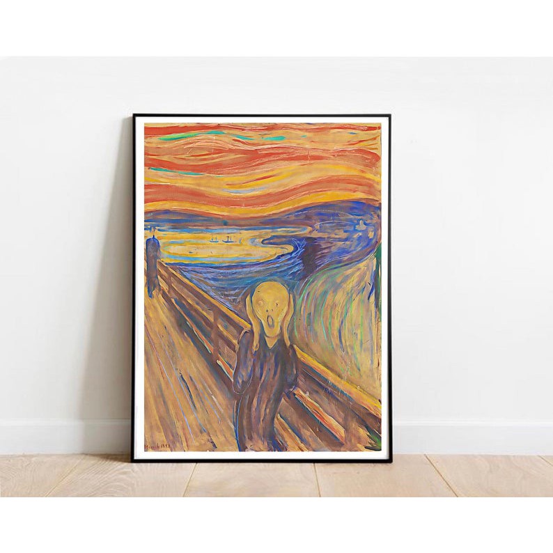 💥READY STOCK💥1893 The Scream by Edvard Munch Expressionism Der Schrei ...