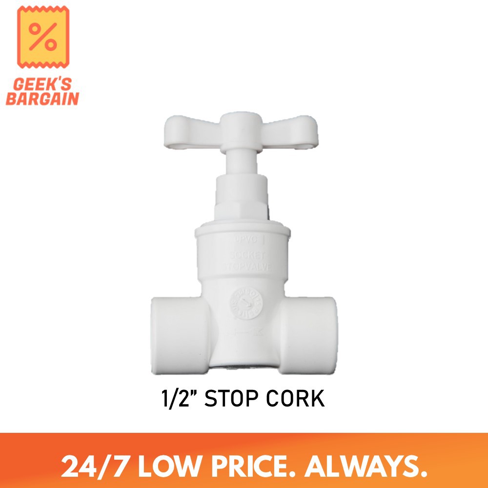 PVC Plastic 1/2" Stop Cork | Shopee Malaysia