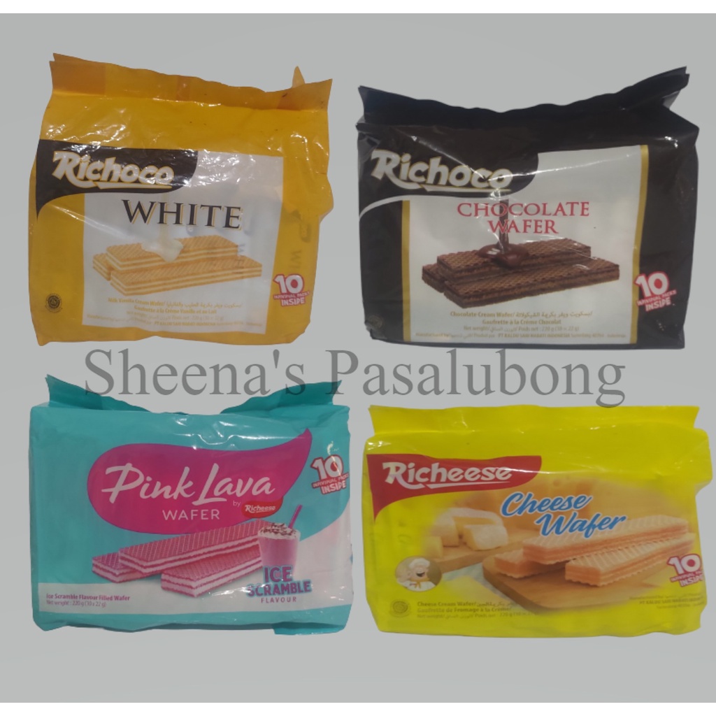 Richeese/Richoco/Pink Lava/Richnuts Wafer Polybag 10s | Shopee Malaysia