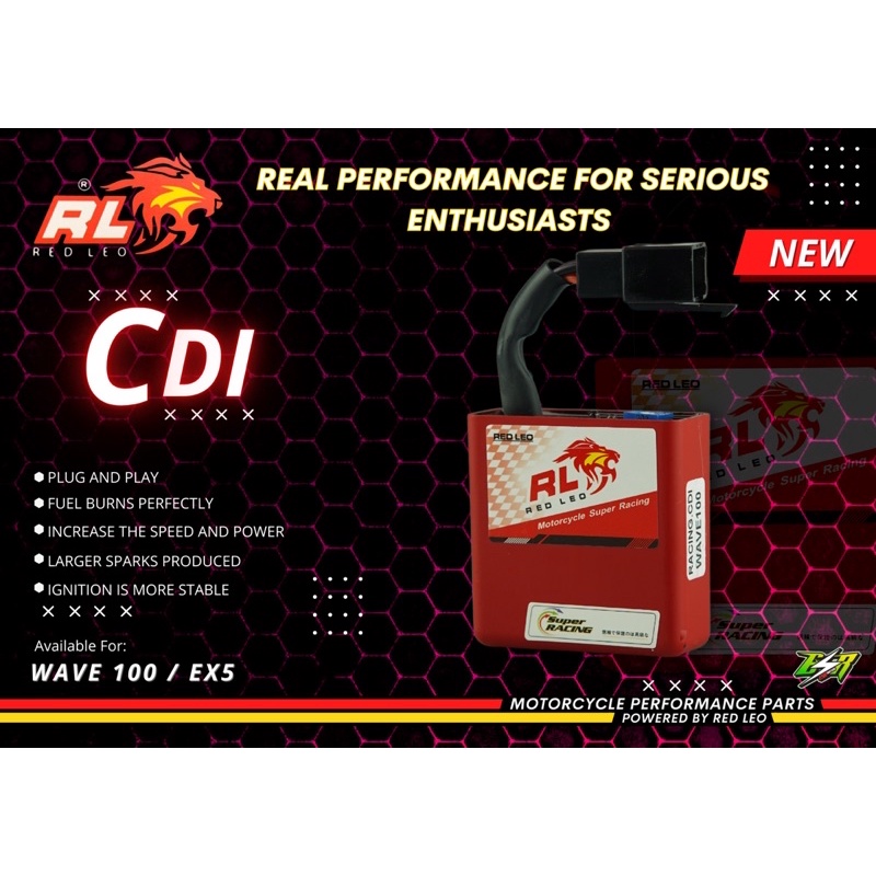 CDI REDLEO FOR HONDA WAVE 110, WAVE ,EX5 DAN WAVE 100 | Shopee Malaysia