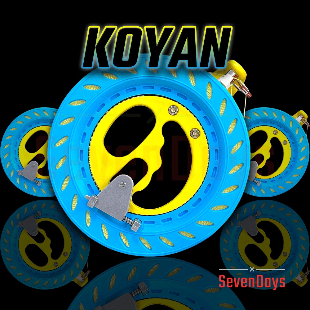 Koyan Pancing 200m Tali Layang Kite Fishing Line Winder Hand Casting ...