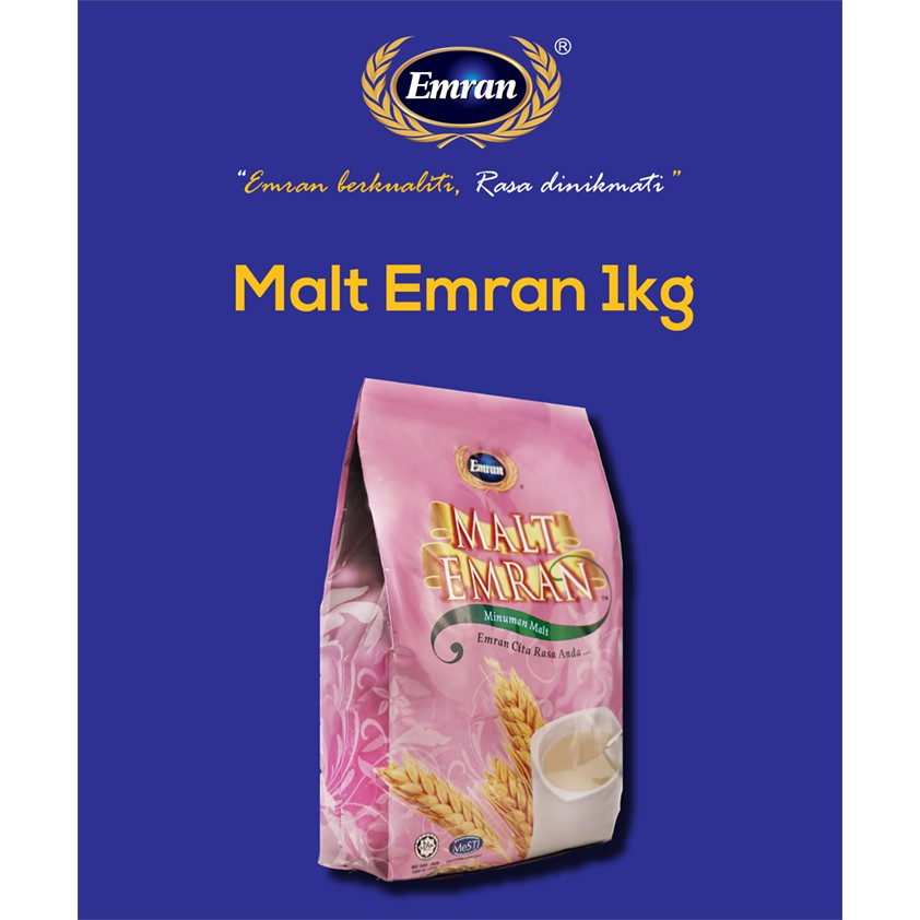 [HALAL] Emran Malt 1kg | Shopee Malaysia