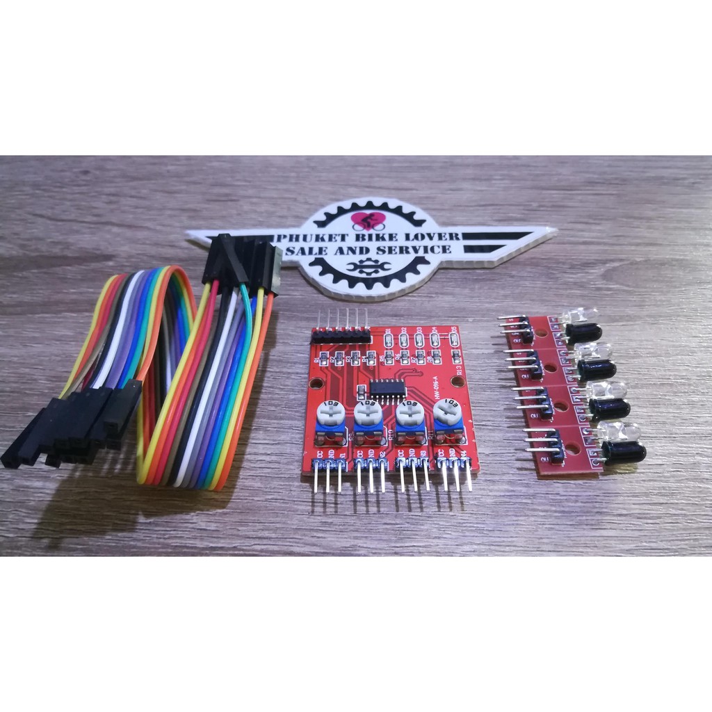 Smart Car Sensor Set For Developing Cars Running Along The 4CH Line ...