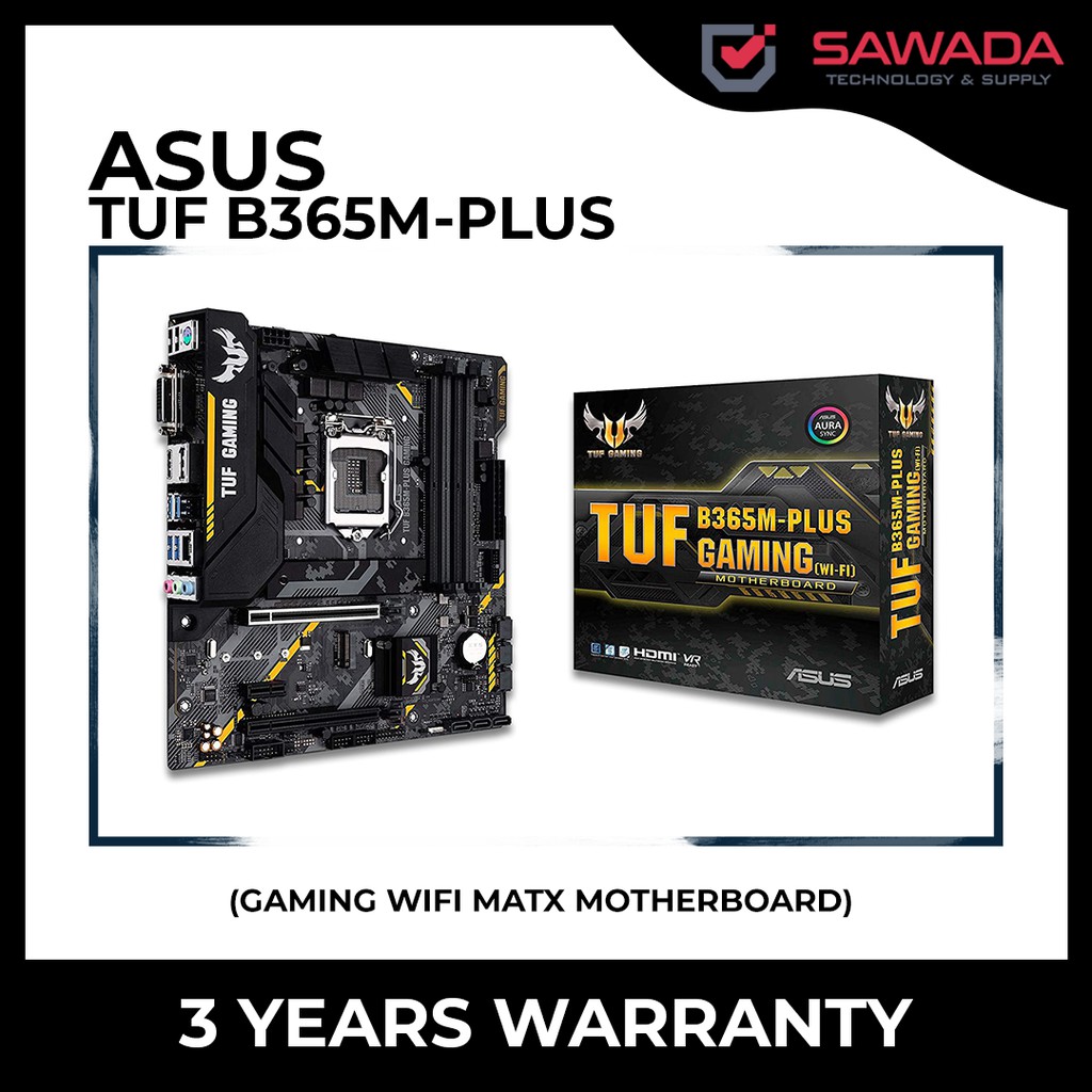 ASUS TUF B365M-PLUS GAMING WIFI MATX | Shopee Malaysia