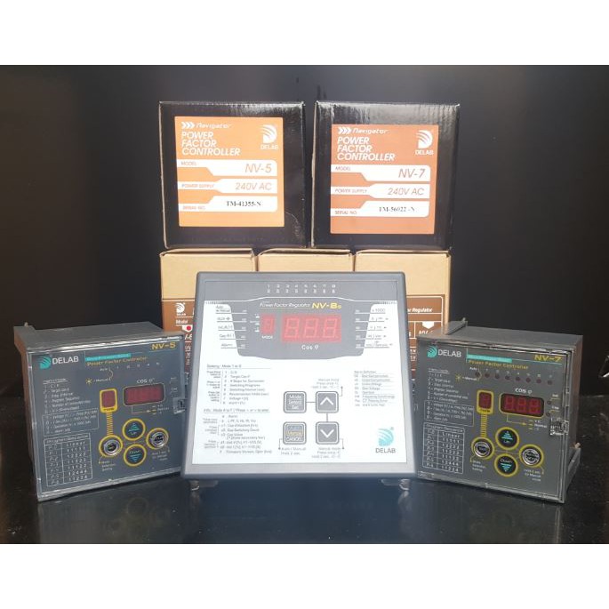 DELAB PFR Power factor regulator 5step 6step 7step 8step 14step nv5 nv6 ...