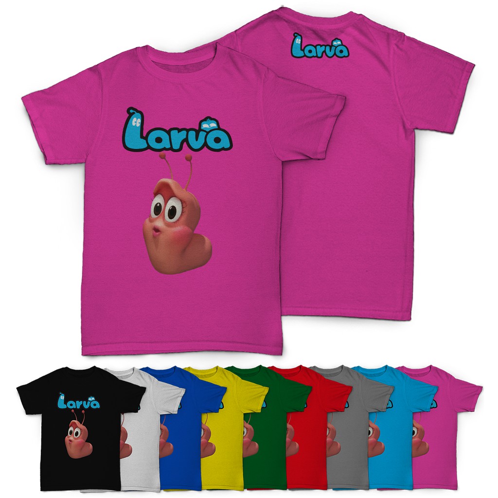 Larva Cartoon Kids Tshirt (3-12 years) 100% Cotton | Shopee Malaysia