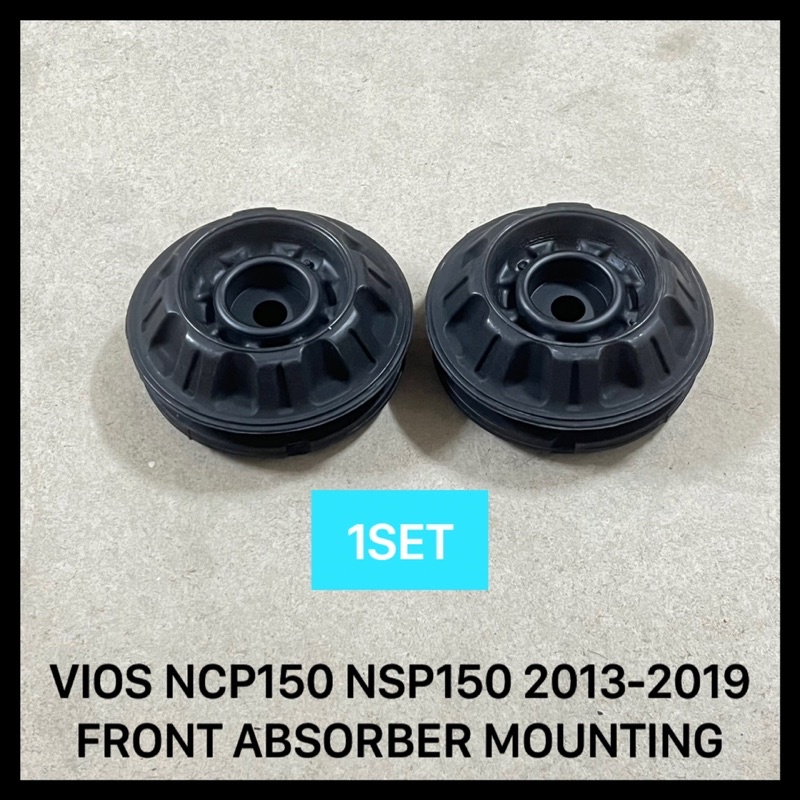 TOYOTA VIOS NCP150 NSP151 2013-2019 FRONT ABSORBER MOUNTING SET 2PCS ...