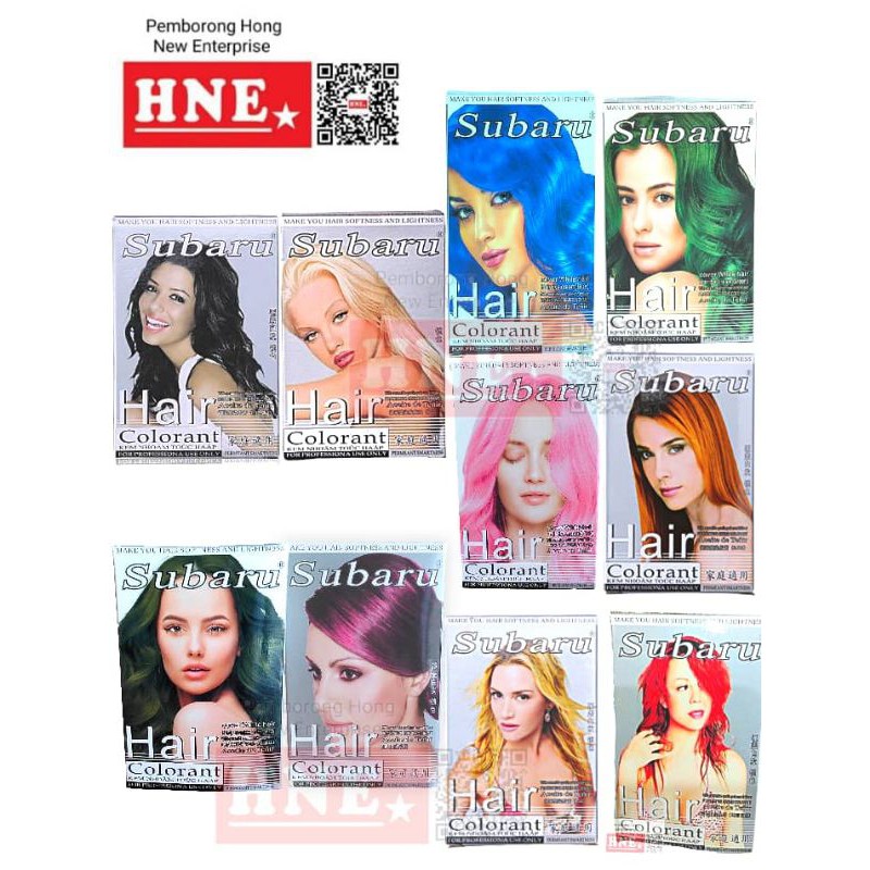 Subaru Hair Colorant / Hair Dye Rambut Pewarna | Shopee Malaysia