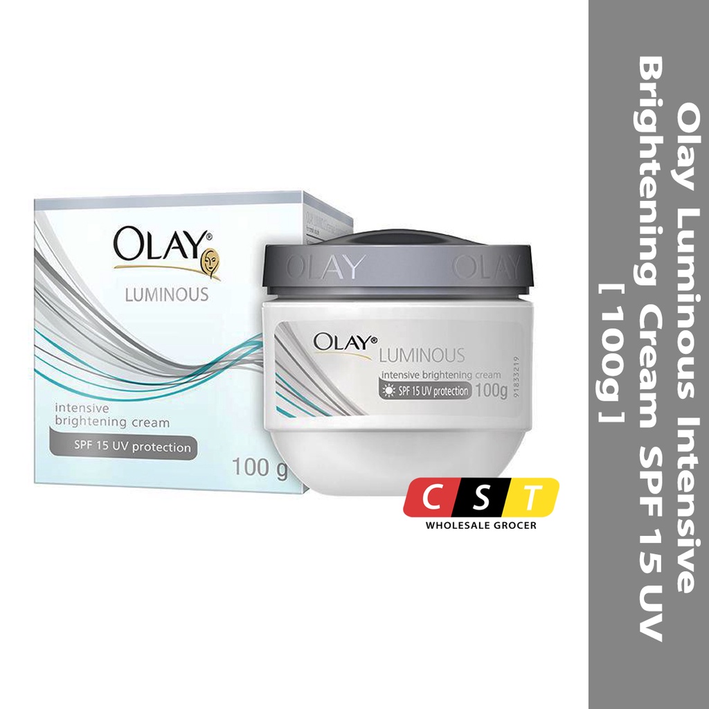 Olay Luminous Intensive Brightening Cream SPF 15 UV [100g] | Shopee ...
