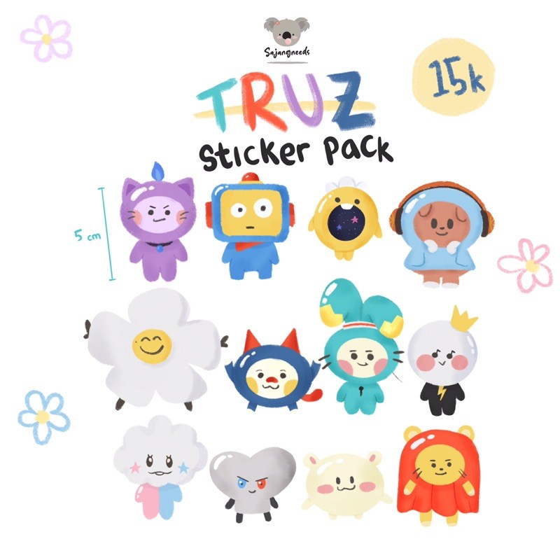 Truz STICKER PACK | Shopee Malaysia