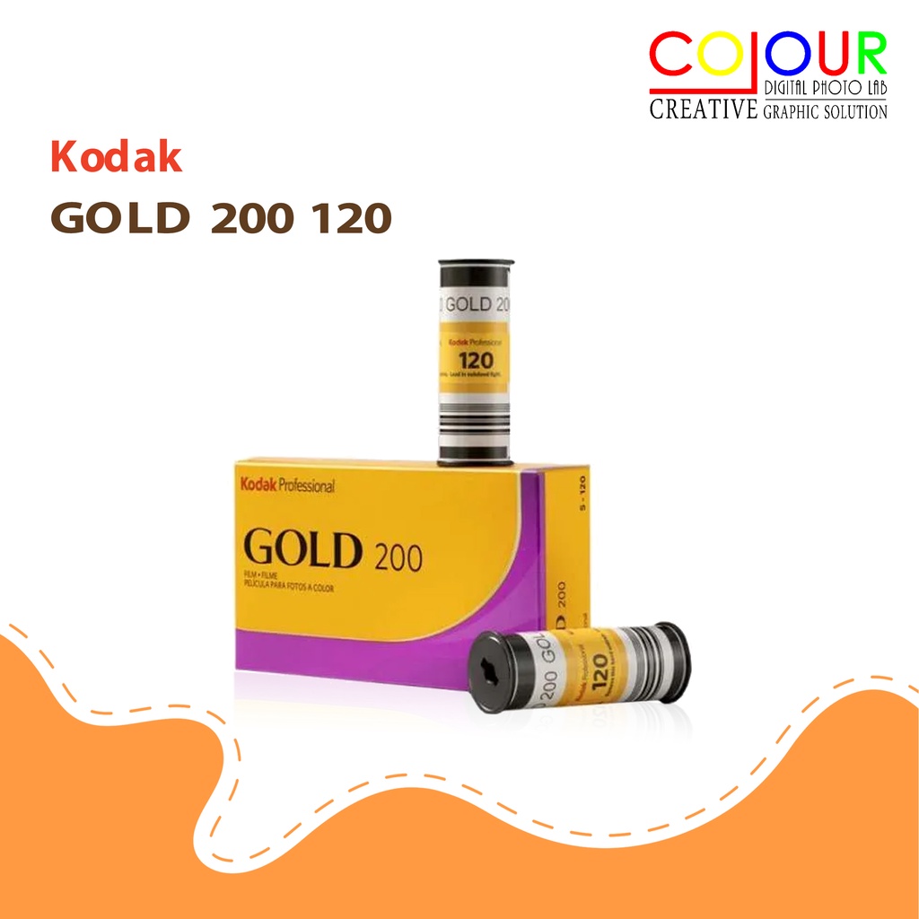 Kodak Gold 200 120 - Roll Film ISO 200, 36exp | Shopee Malaysia