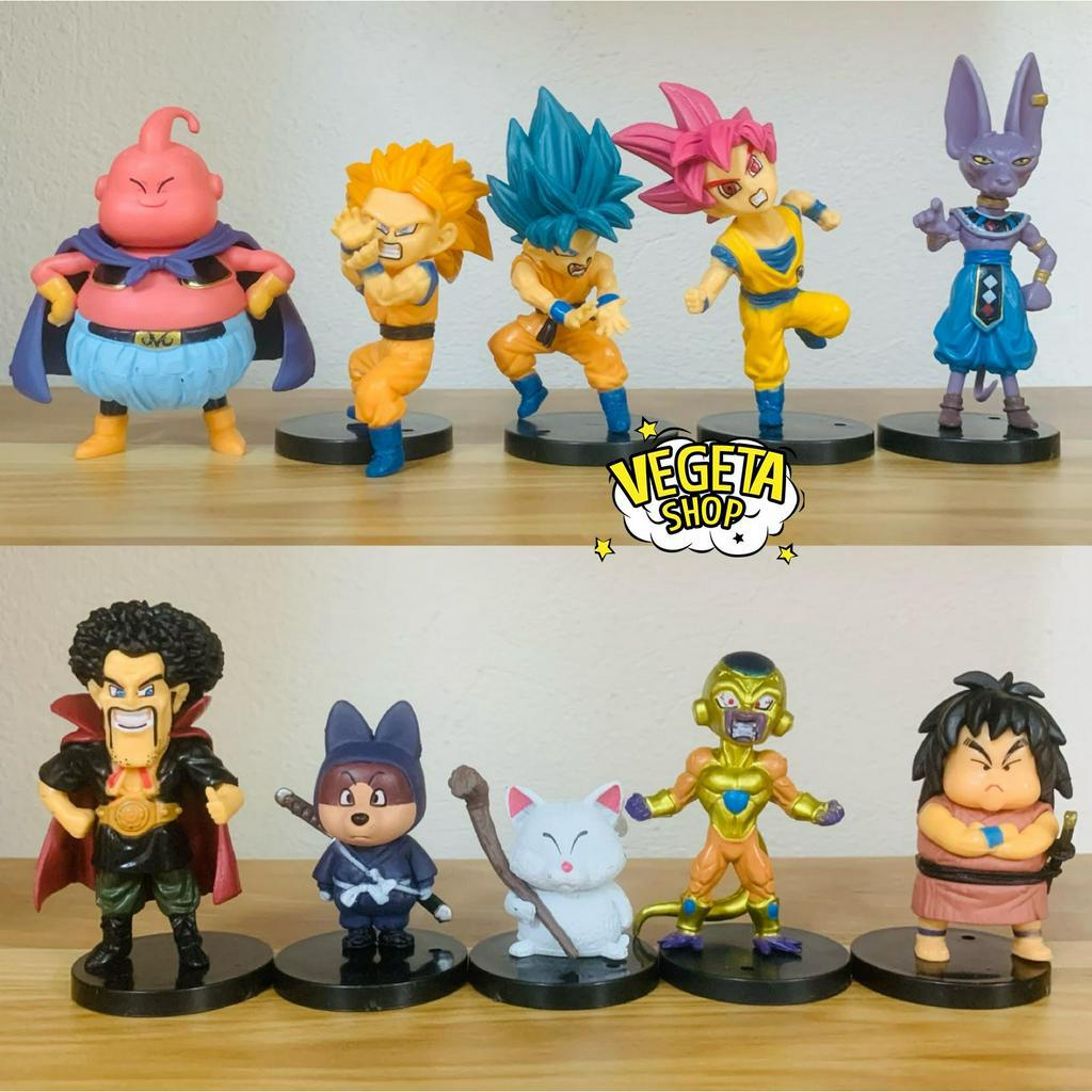 Dragon Ball Super WCF Model - Buurus Beehis Frieza Vegeta Goku God Blue ...