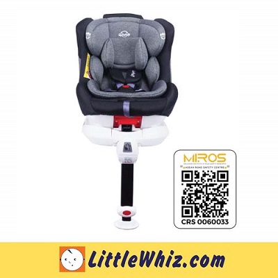 Quinton: OneSpin 360 Convertible Car Seat - GREY (1TO1 CRASH EXCHANGE ...