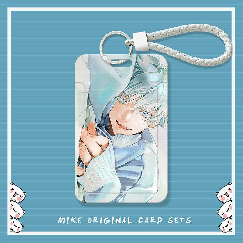 【6】Anime Jujutsu Kaisen Mrt Card Holder Gojo Satoru subway bus card ...