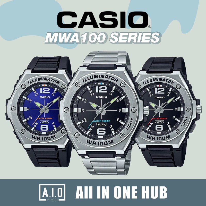 *100% Authentic* Casio Analog MWA100H / MWA100HD (MWA-100H / MWA-100HD ...
