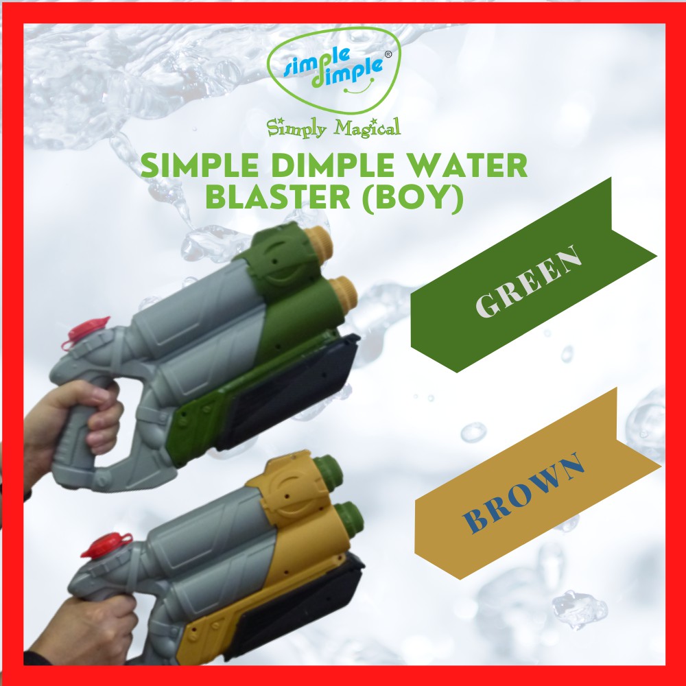 Simple Dimple Water Gun Water Blaster Soaker Toy Twin Barrel High ...