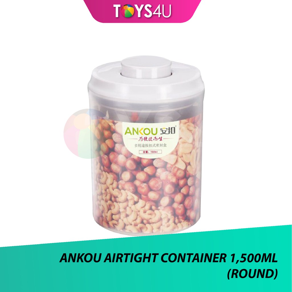 ANKOU Airtight Container 1,500ml (Round) | Shopee Malaysia
