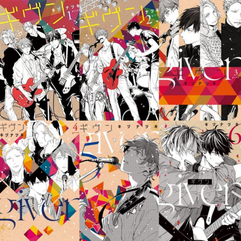GIVEN manga - Vol. 1 - 6 (Japanese) | Shopee Malaysia
