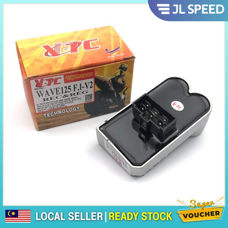 HONDA WAVE125-I WAVE125i WAVE125-FI V2 RECTIFIER REGULATOR KATAP KATAU ...