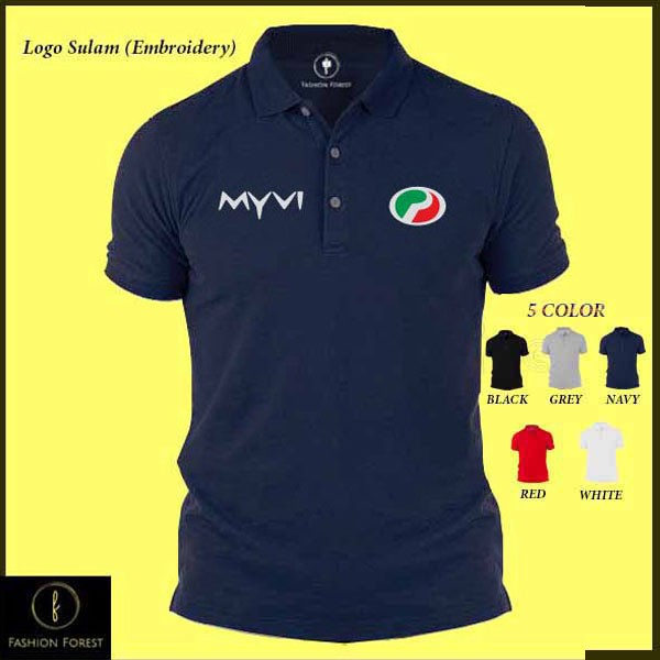 Polo Classic T Shirt Perodua Myvi Advance Baju Sulam Club Alza Bezza ...