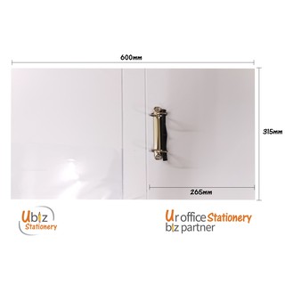 F1 PVC 2D Ring File 50mm A4 White | Shopee Malaysia