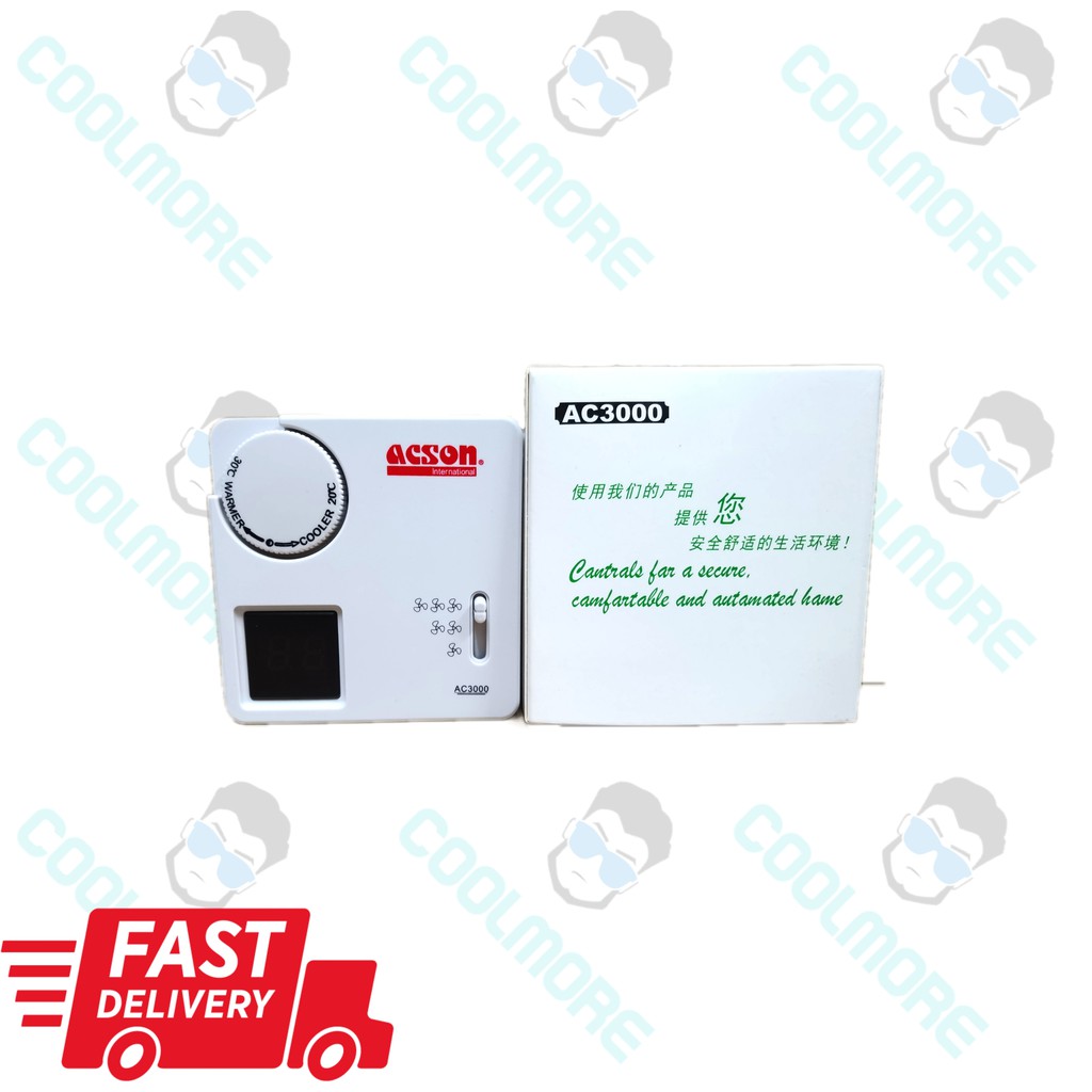 THERMOSTAT AC3000 DIGITAL THERMOMETER YORK & ACSON | Shopee Malaysia