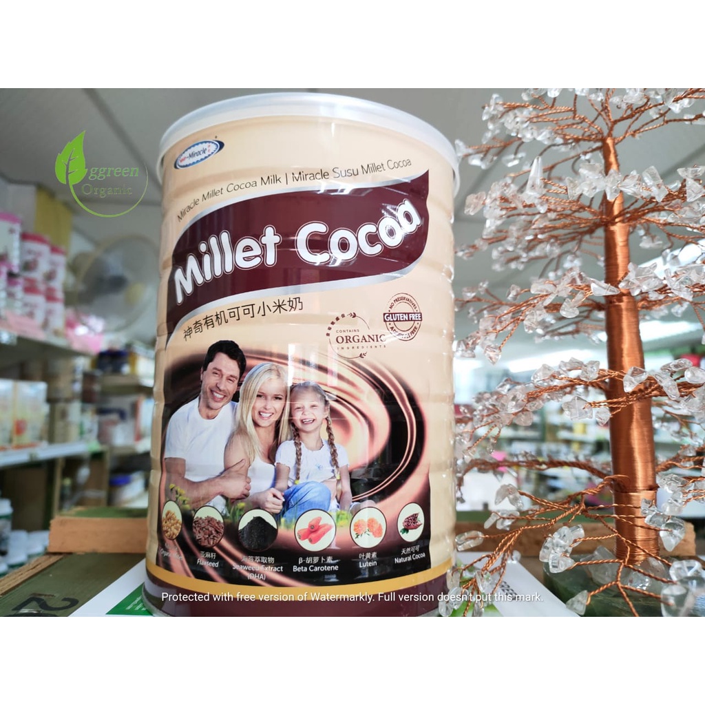 MHP-MIRACLE Millet Cocoa Milk 900g --HALAL | Shopee Malaysia