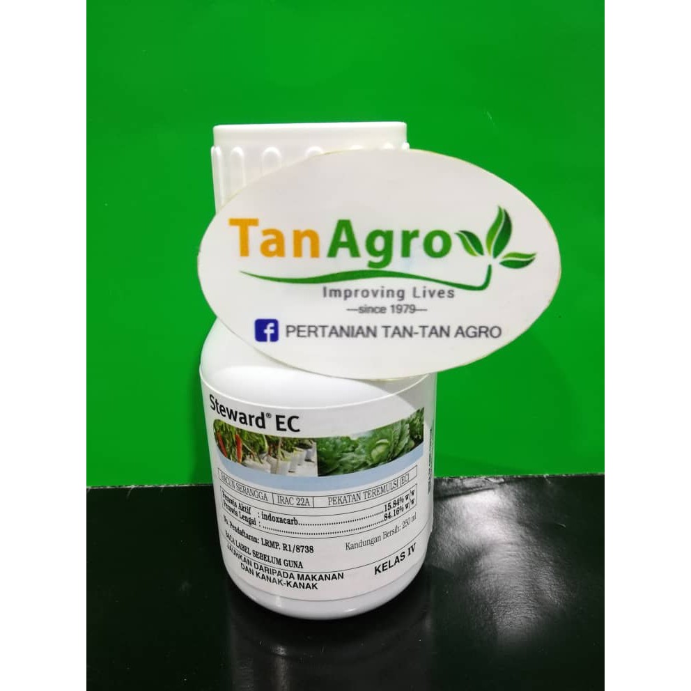 👉🏻ASLI👈🏻FMC Racun serangga Steward EC (A.i indoxacarb 15.84%) 250ml ...