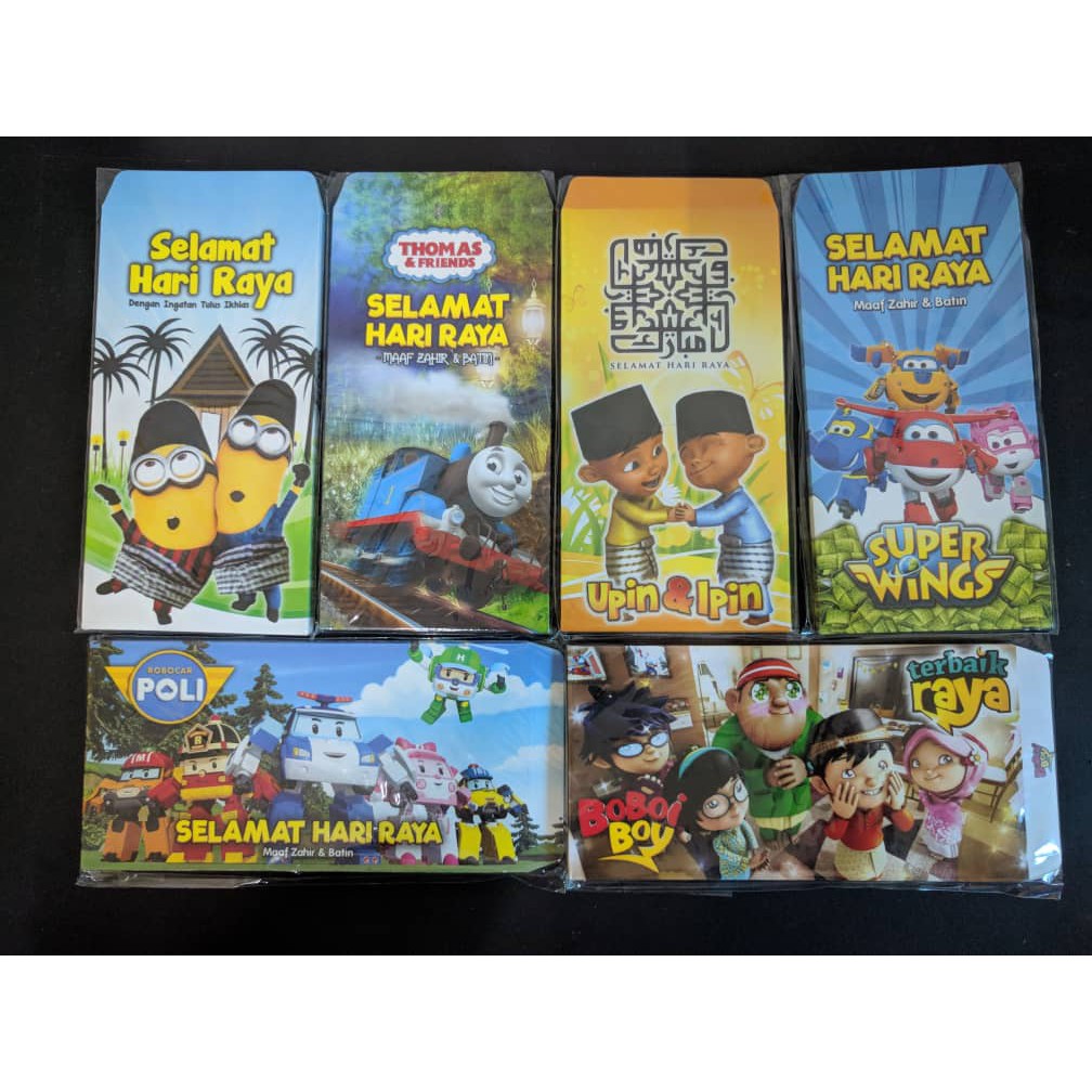 💥💥sampul raya cartoon ang pow money packet / 60 pcs💥💥 | Shopee Malaysia